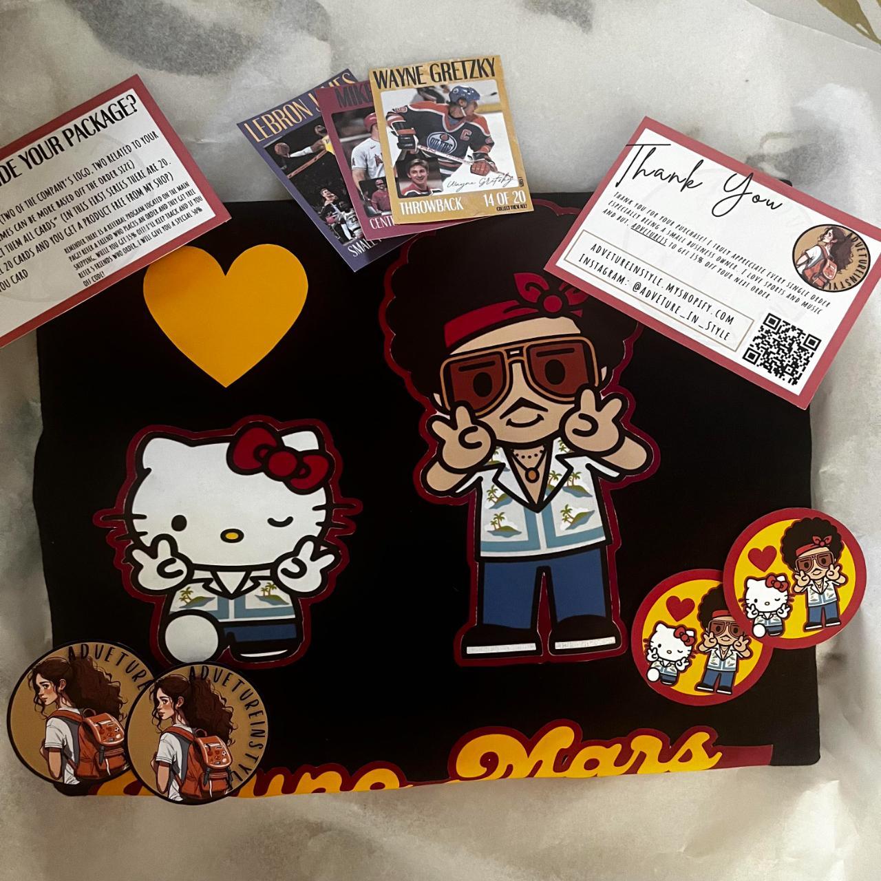 The perfect collab of Bruno Mars and Hello Kitty... - Depop