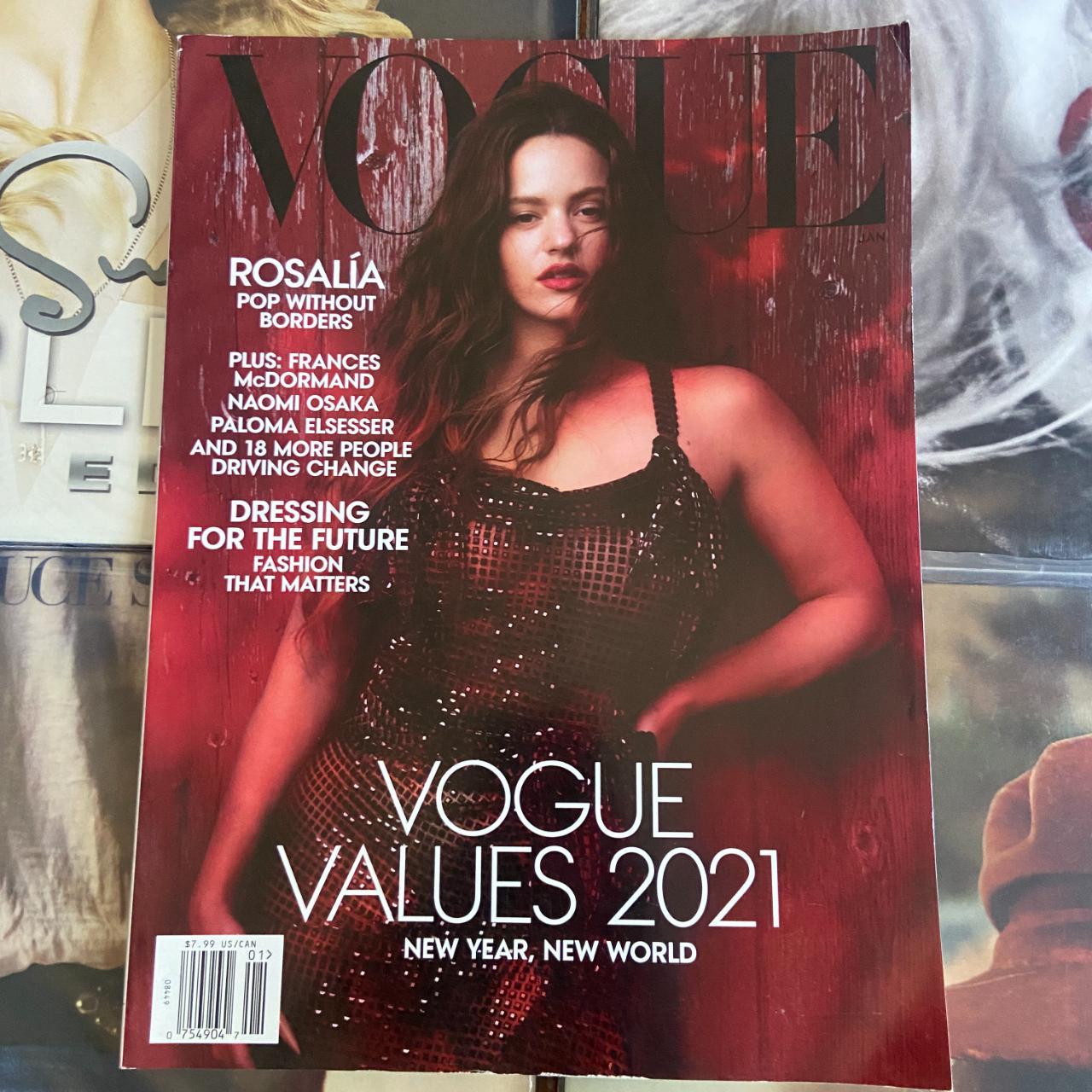 vogue magazine january 2021 issue - - #vogue #rosalia - Depop