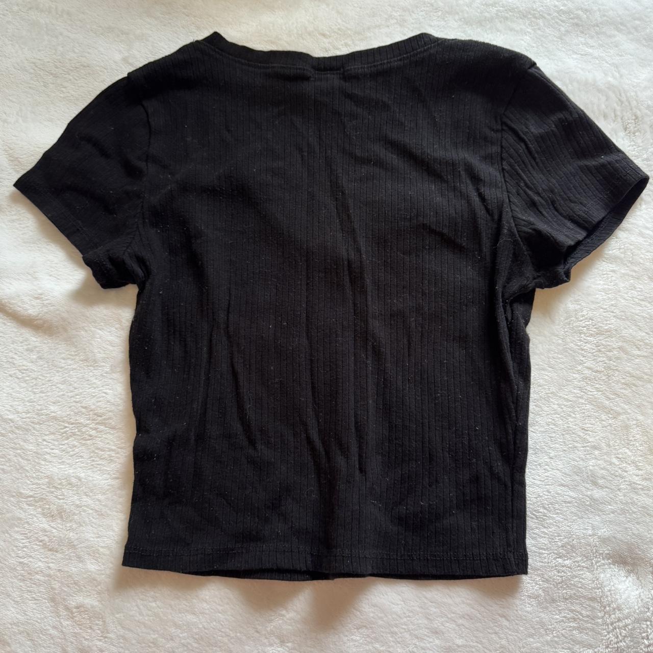 Cute cute basic black top perfect staple Lmk if you... - Depop