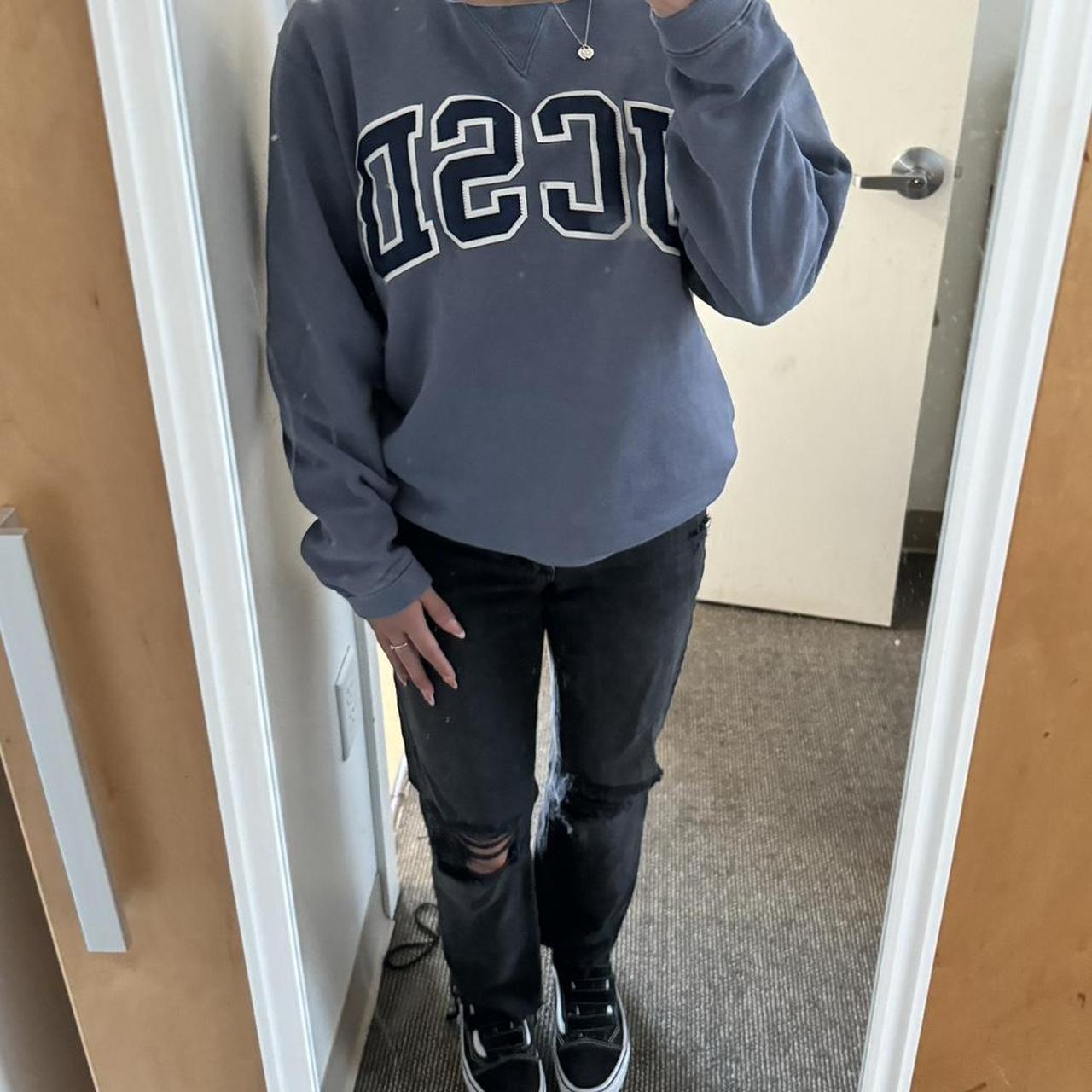 UCSD Gear For Sports Sweatshirt -Size S -Grey Blue... - Depop