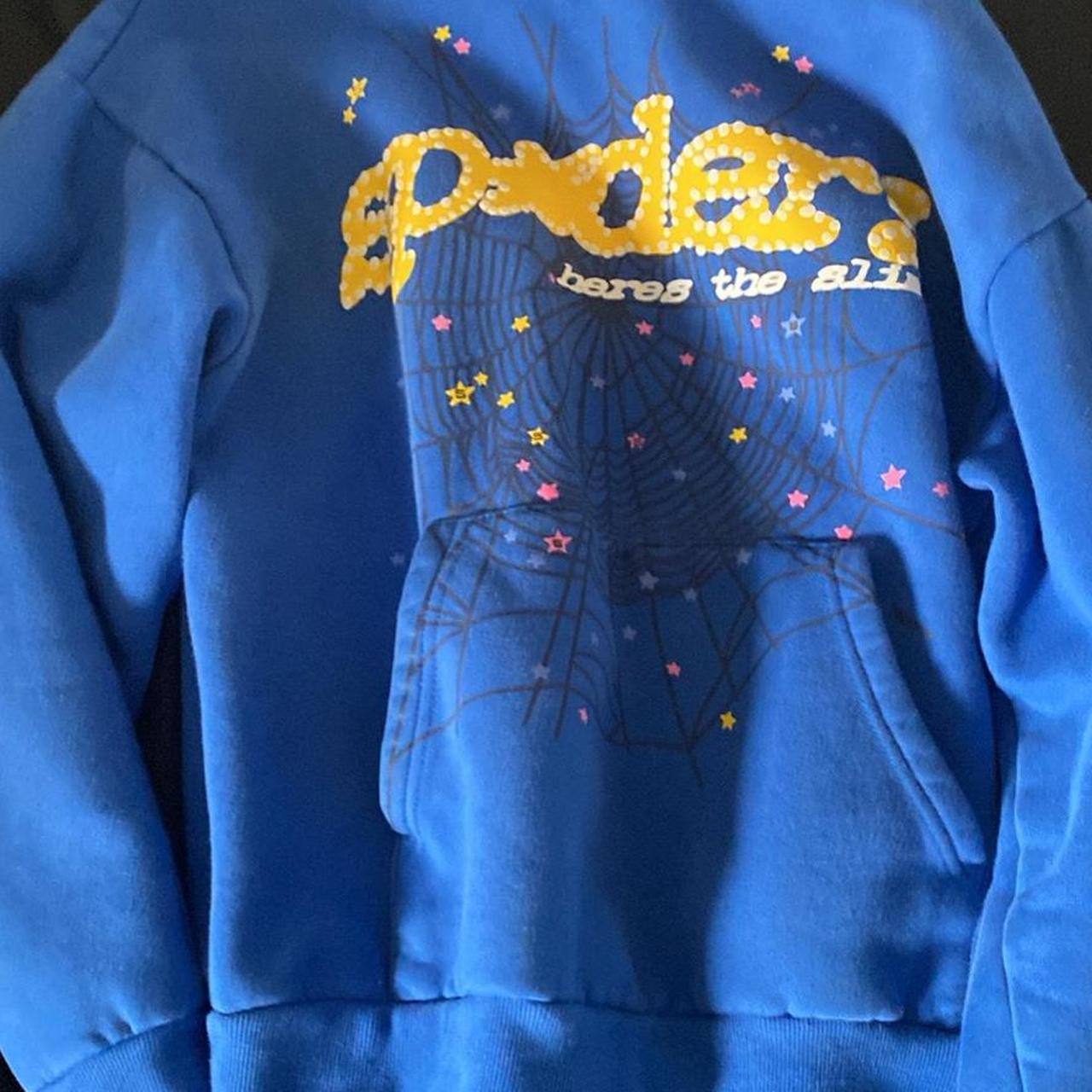 blue spider size M - Depop