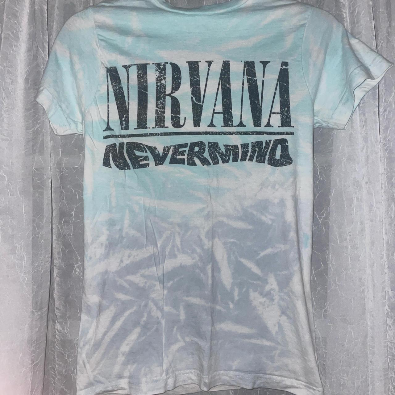 💙 xtra small nirvana graphic tee 🦋 hot topic... - Depop
