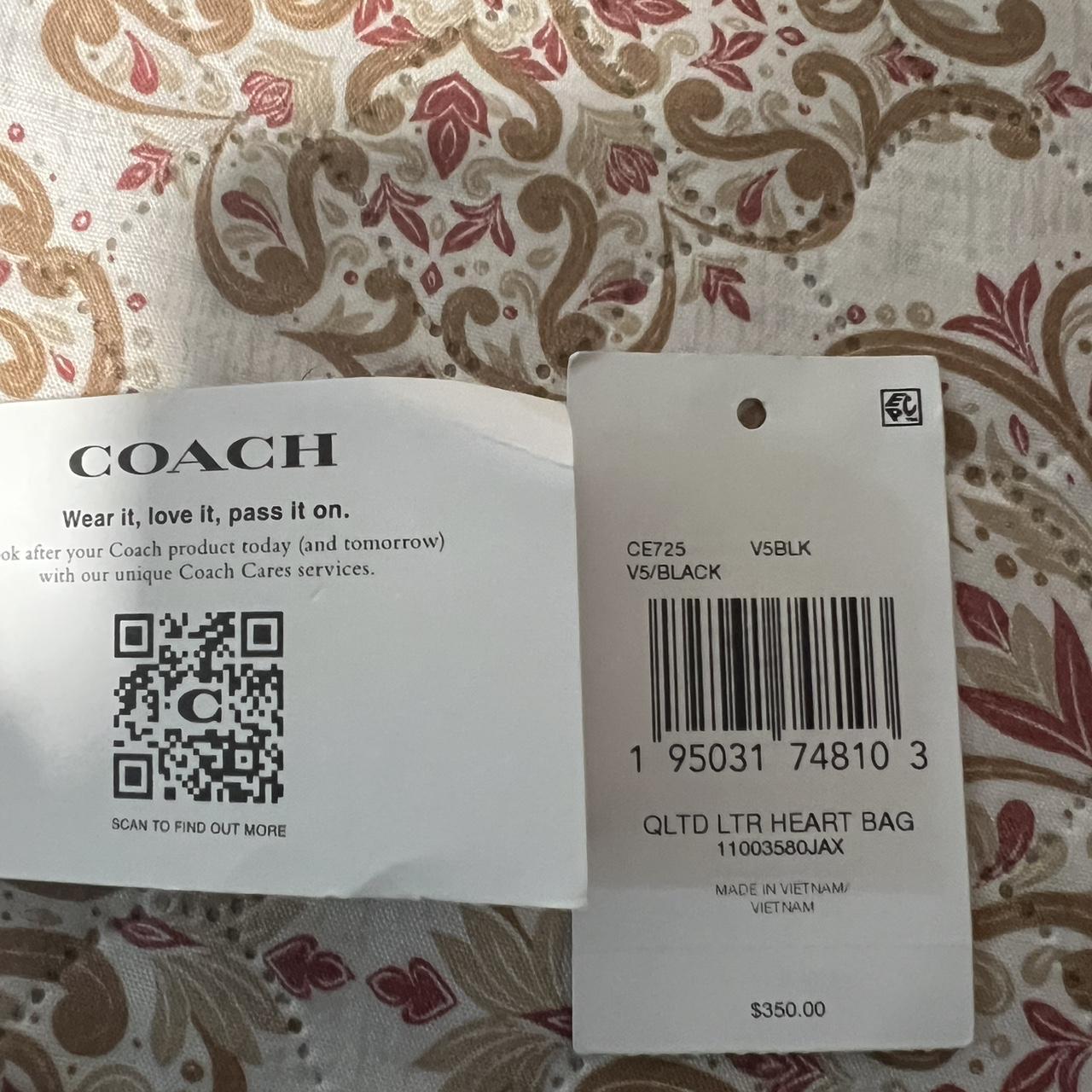 coach heart bag *dont have the receipt it was a gift... - Depop