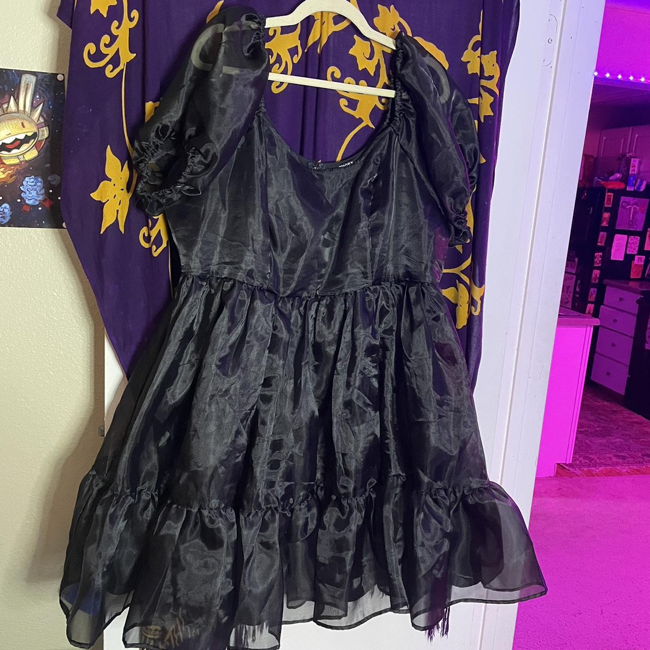 Hot Topic Women's Black Dress | Depop