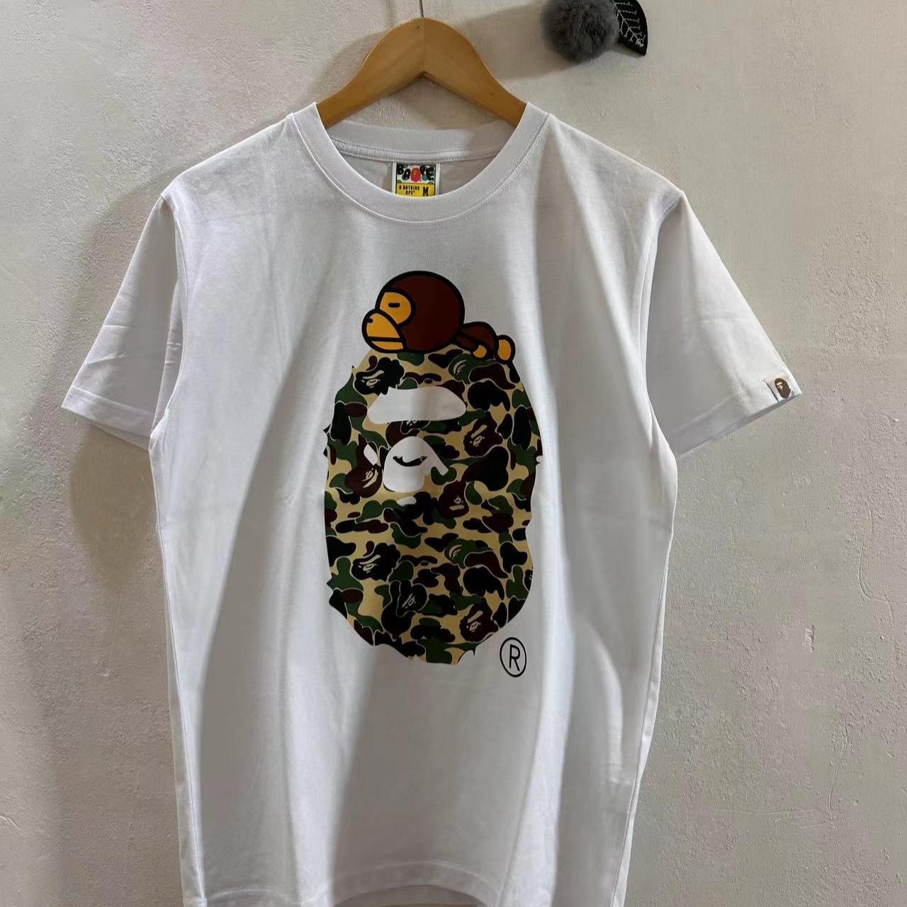 BAPE Ape Head T-shirt black M Medium Chest... - Depop