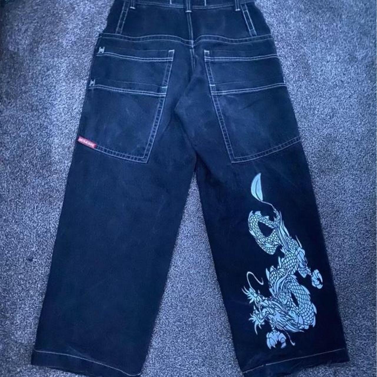 Vintage jncos yin yang dragon-33x32 -Perfect... - Depop