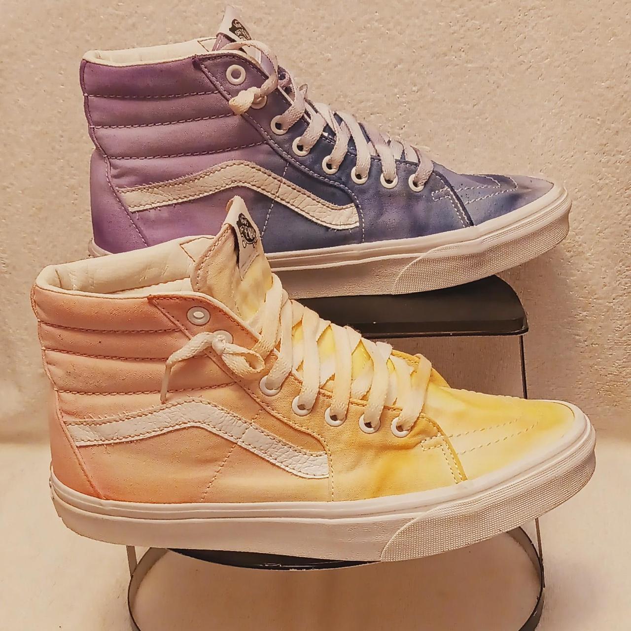 Multi-coloured Vans Sk8-Hi trainers #skate sneakers... | Depop