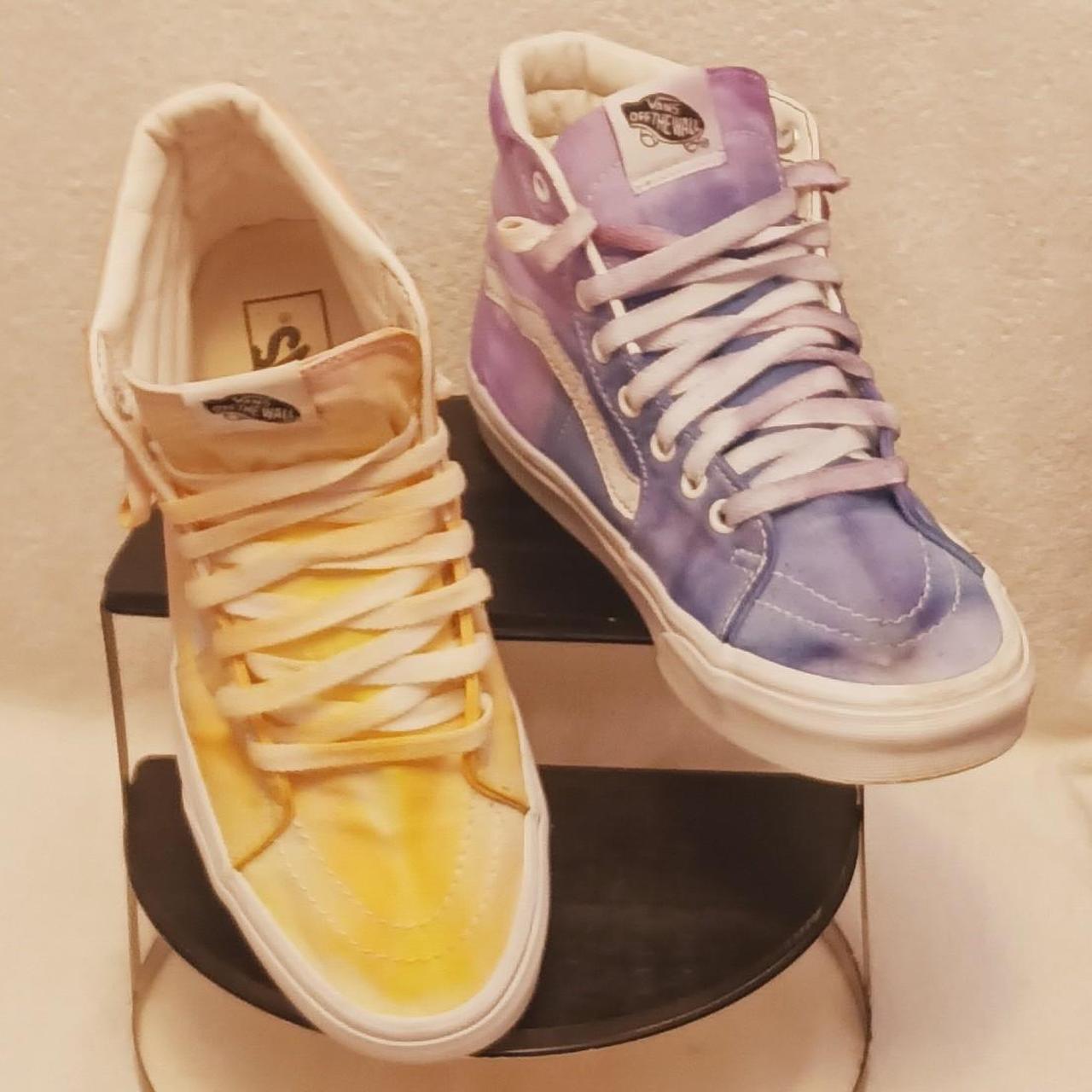 Multi-coloured Vans Sk8-Hi trainers #skate sneakers... | Depop