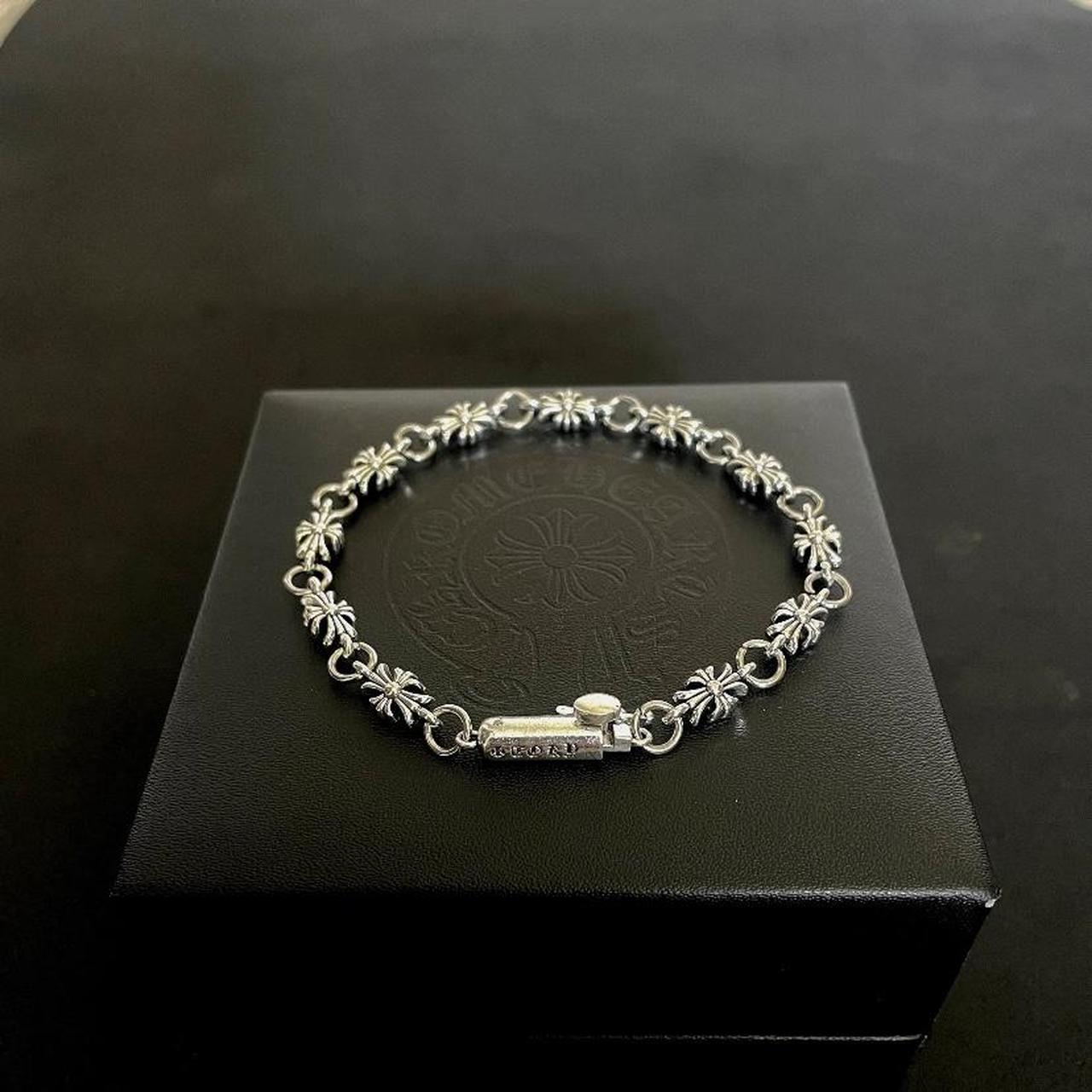 Chrome Hearts Tiny-E bracelet Box included Bought... - Depop
