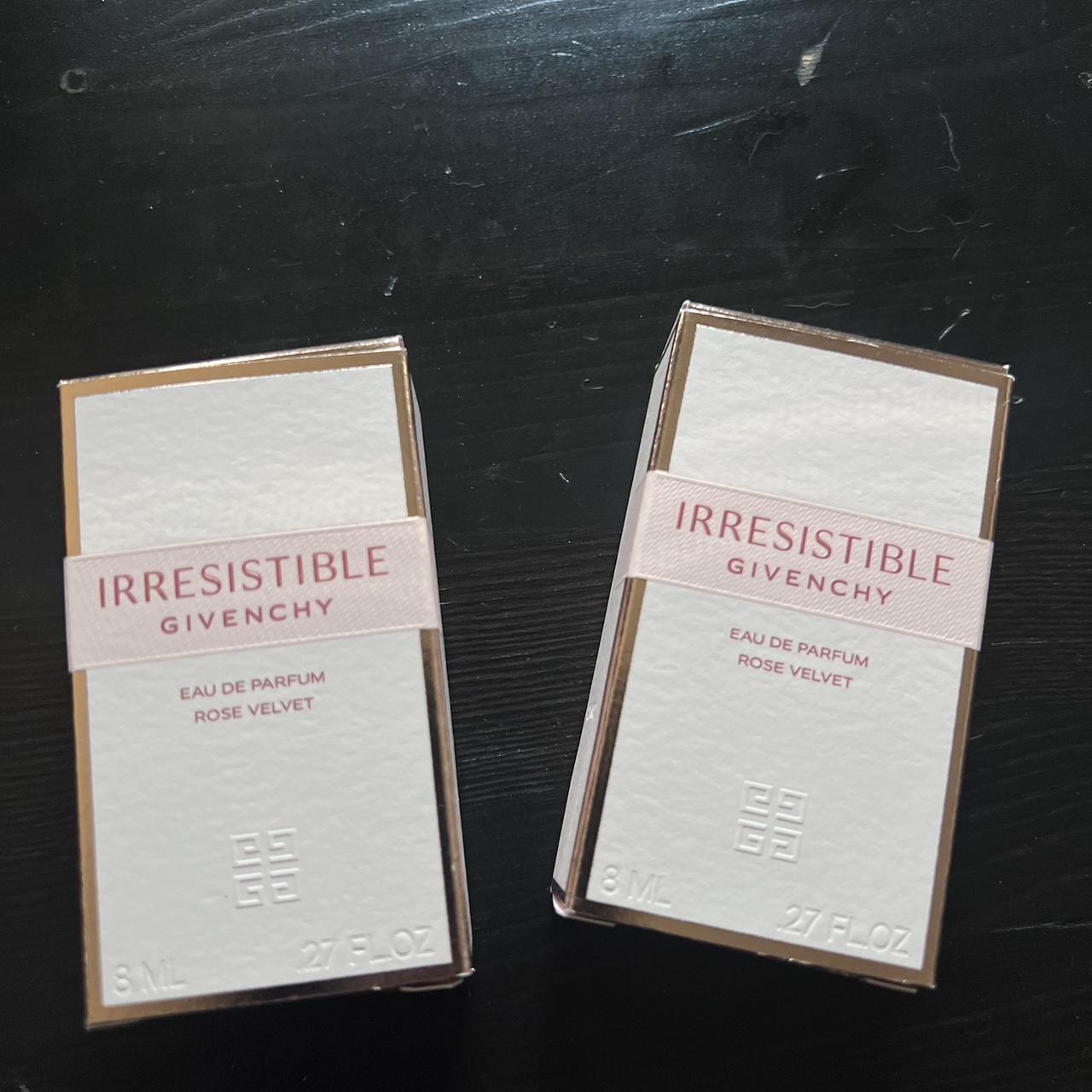 Small Givenchy Rose velvet sample scent, .27 oz - Depop