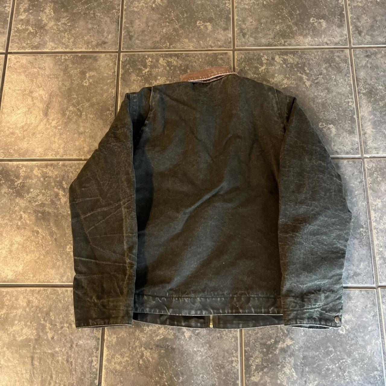 Carhartt Detroit Jacket J97 Moss Green Zip Blanket... - Depop