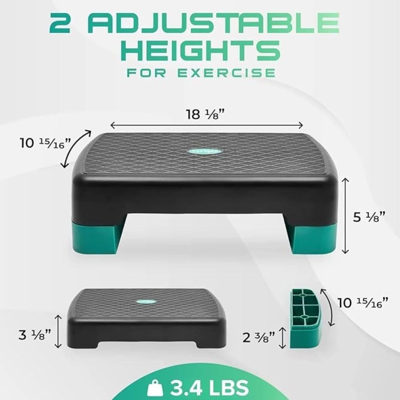 Yes4All Aerobic Exercise Step Platform with 2 Risers... - Depop