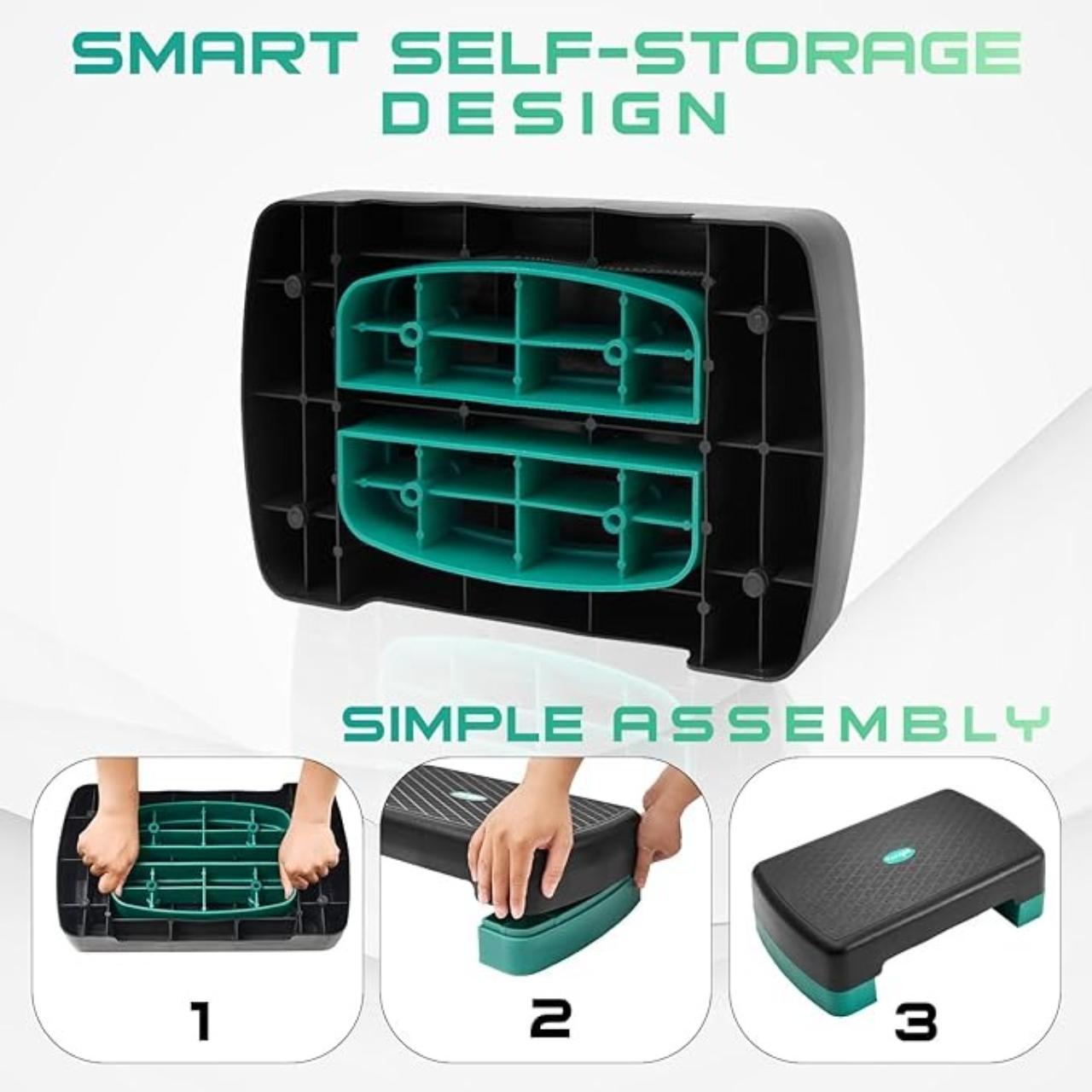 Yes4All Aerobic Exercise Step Platform with 2 Risers... - Depop