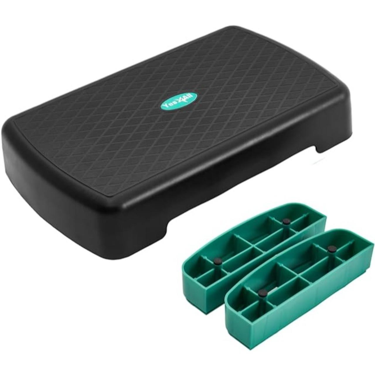 Yes4All Aerobic Exercise Step Platform with 2 Risers... - Depop