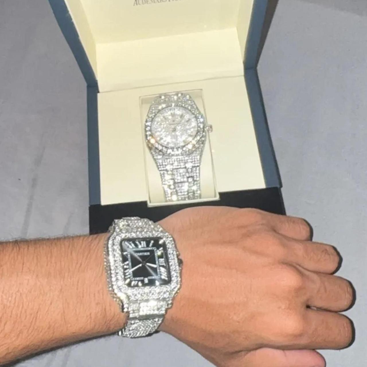 all types of AP watches iced out comes with box and all | Depop