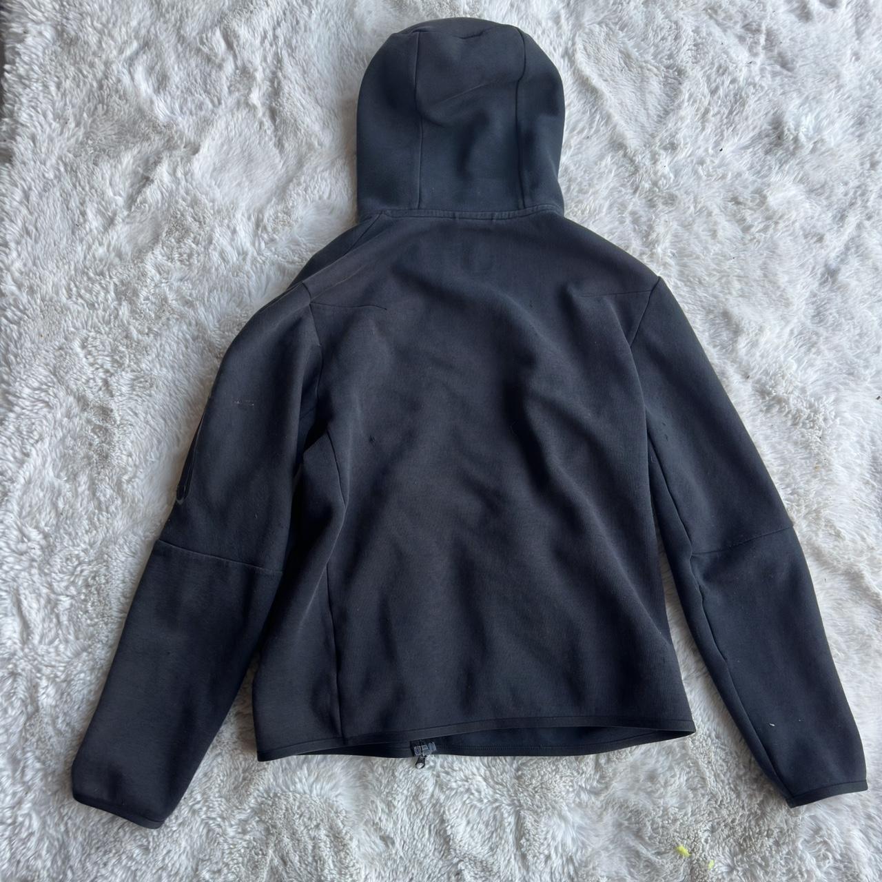 Black Nike tech fleece hoodie minor bleach stains... - Depop