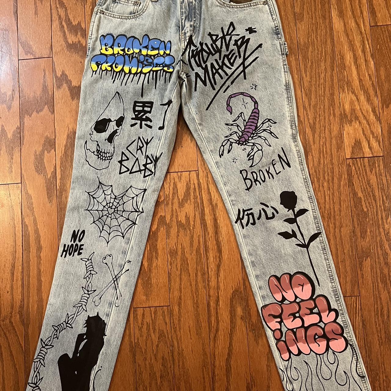 Broken Promises Jeans. Never worn. New with... - Depop