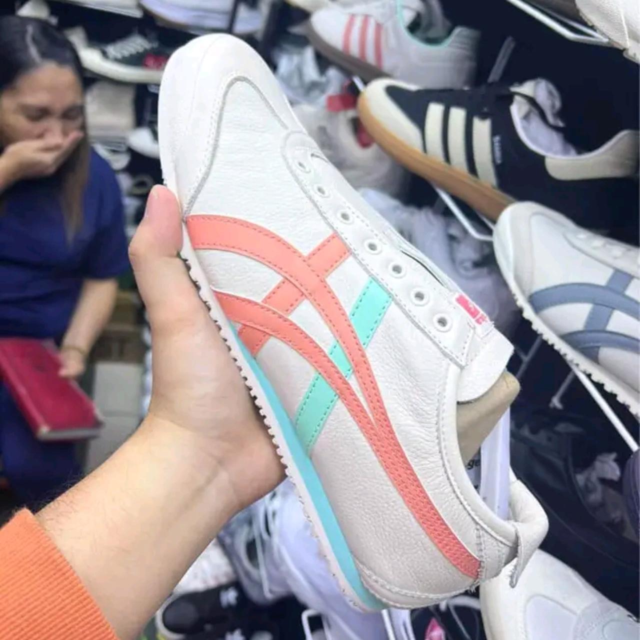 Onitsuka Tiger in Peach - Depop