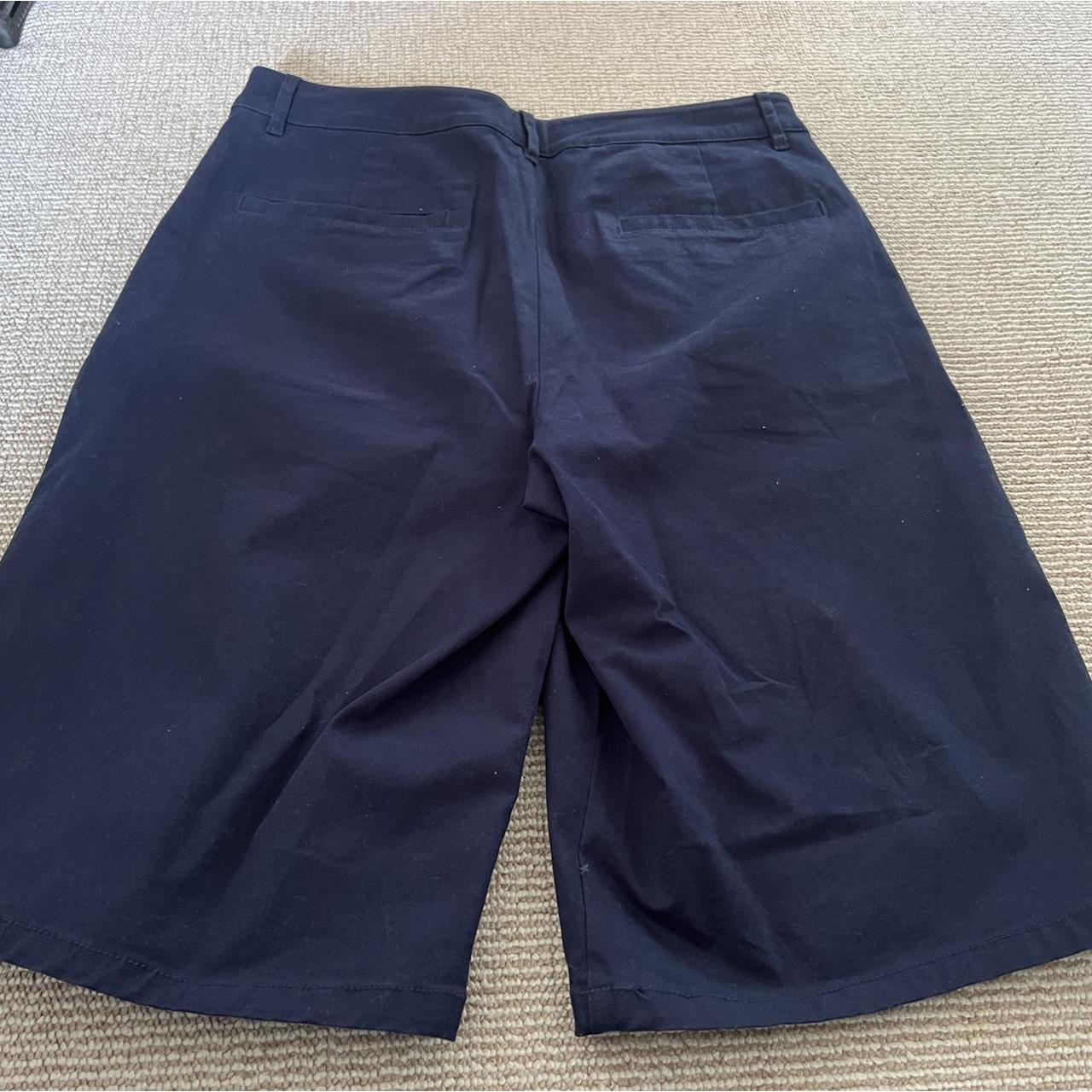 Men’s navy blue asos design shorts waist 38 - Depop