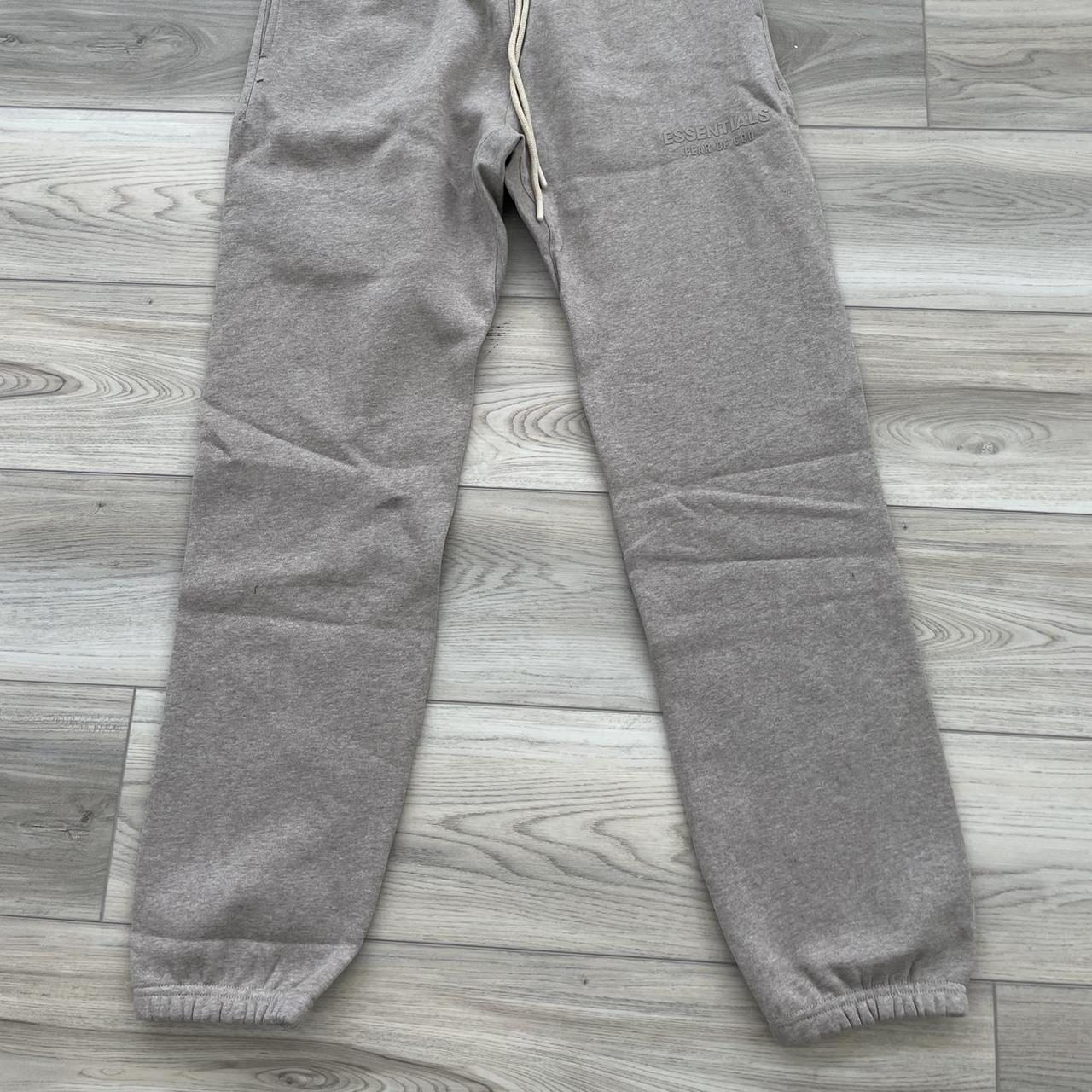 Fear of god fog essentials dark oatmeal grey... - Depop