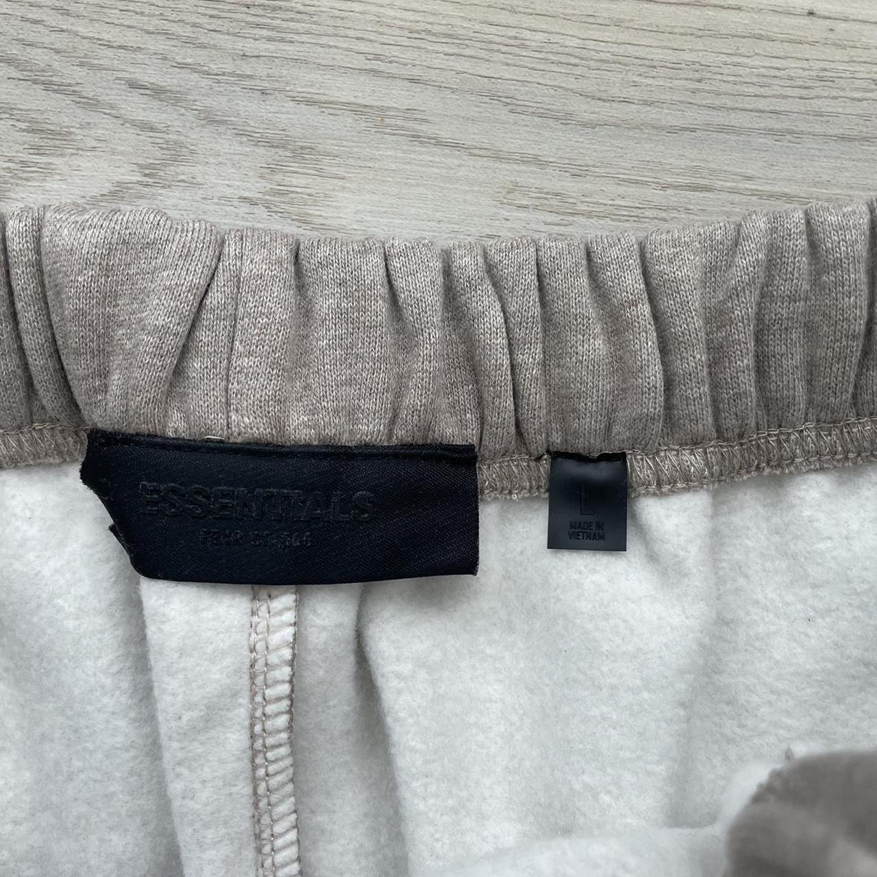 Fear of god fog essentials dark oatmeal grey... - Depop
