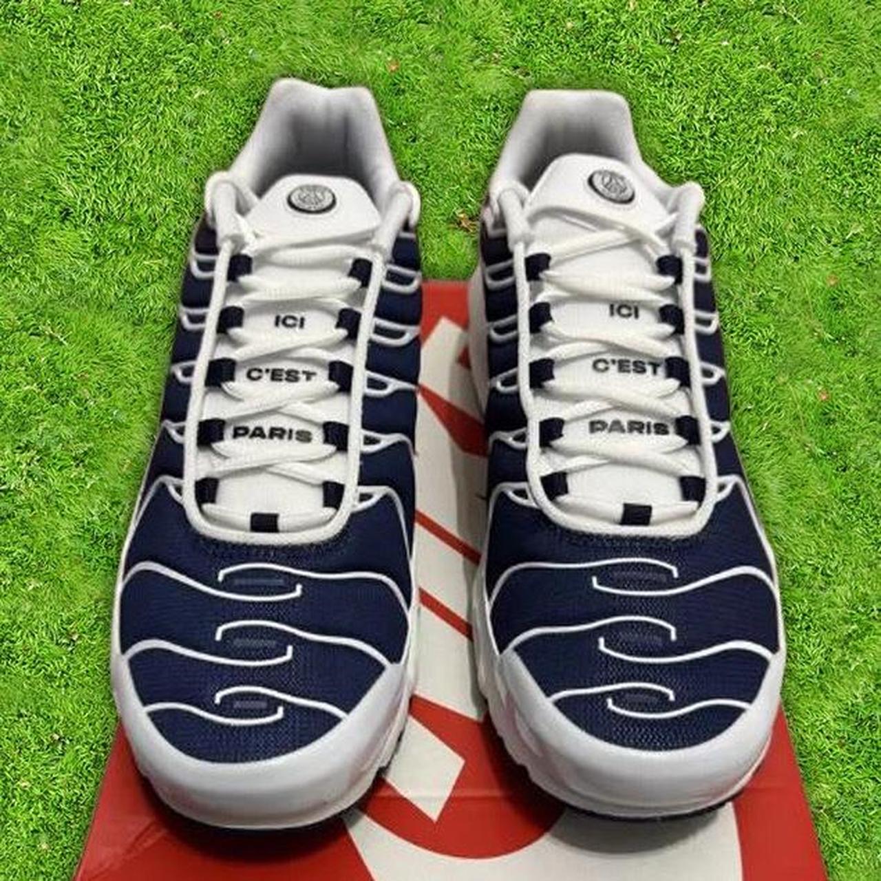 Nike Air Max Plus TN Red Blue Uk Size 9.5 Excellent... - Depop