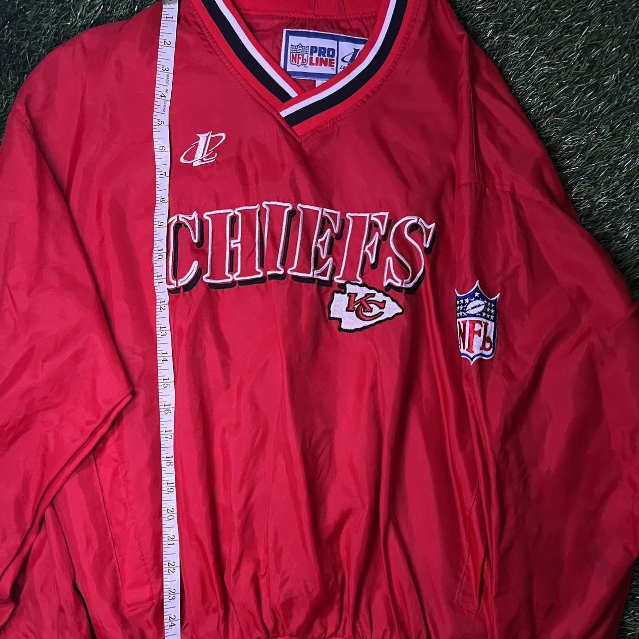 Kansas City Chiefs NFL Pro Line Windbreaker Size... - Depop