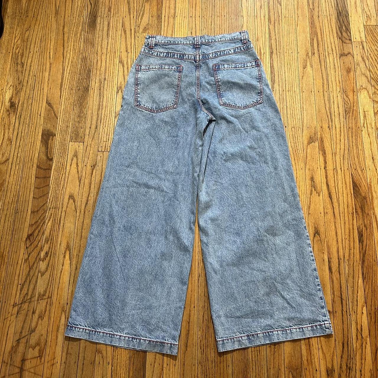 supper baggy wide leg jnco type jeans - Depop