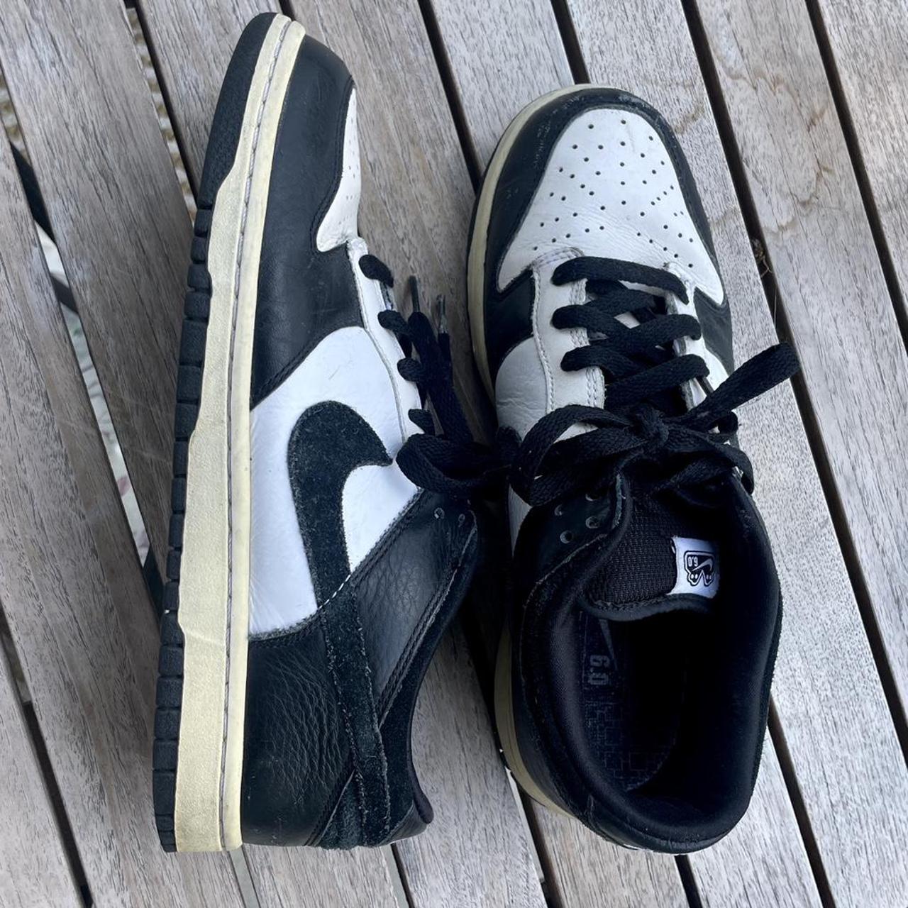 Worn in NIKE SB DUNK LOW SIZE 8 MEN Minor flaws... - Depop