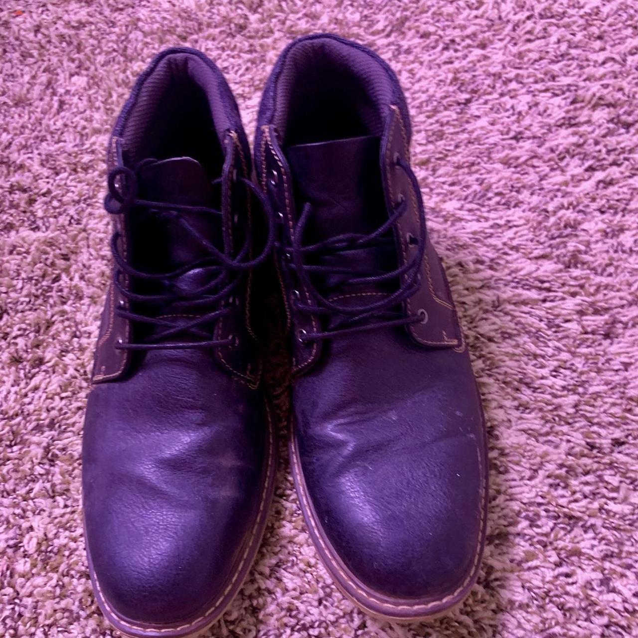 Hawkeye rye men’s lace up brogues Black Size 10 - Depop