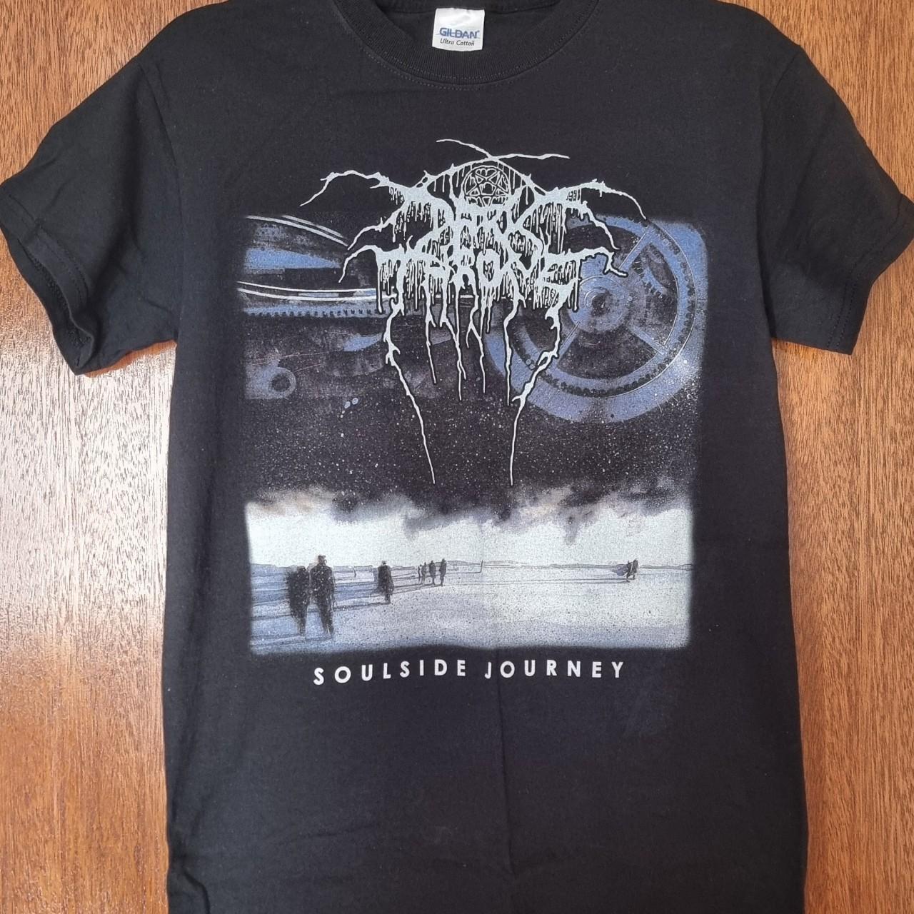 Darkthrone black death metal band shirt soulside... | Depop
