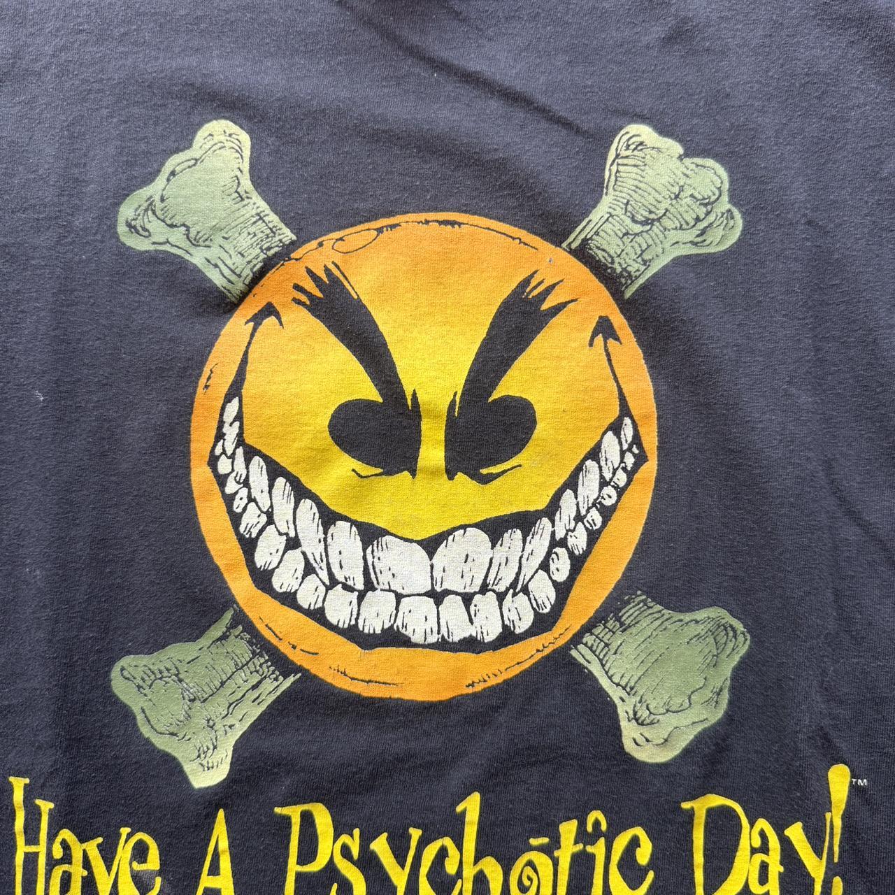 Vintage 1996 Chaos Comics Smiley Have A Psychotic Day - Depop