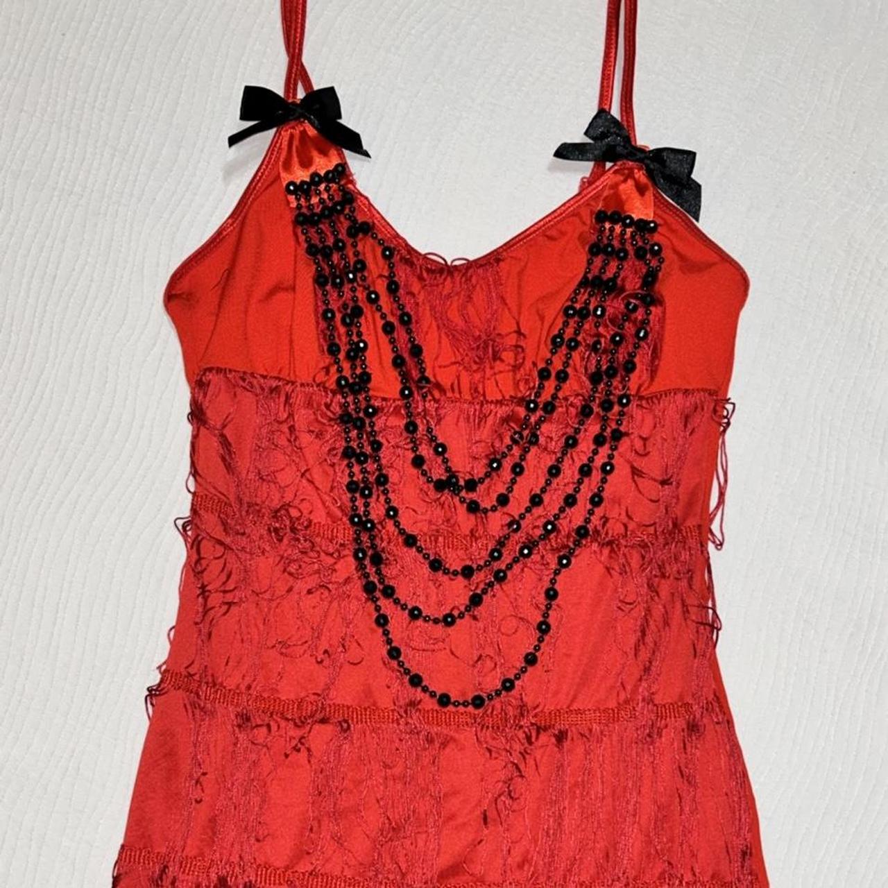 Red Flapper Dress Flapperdress Cosplay Depop