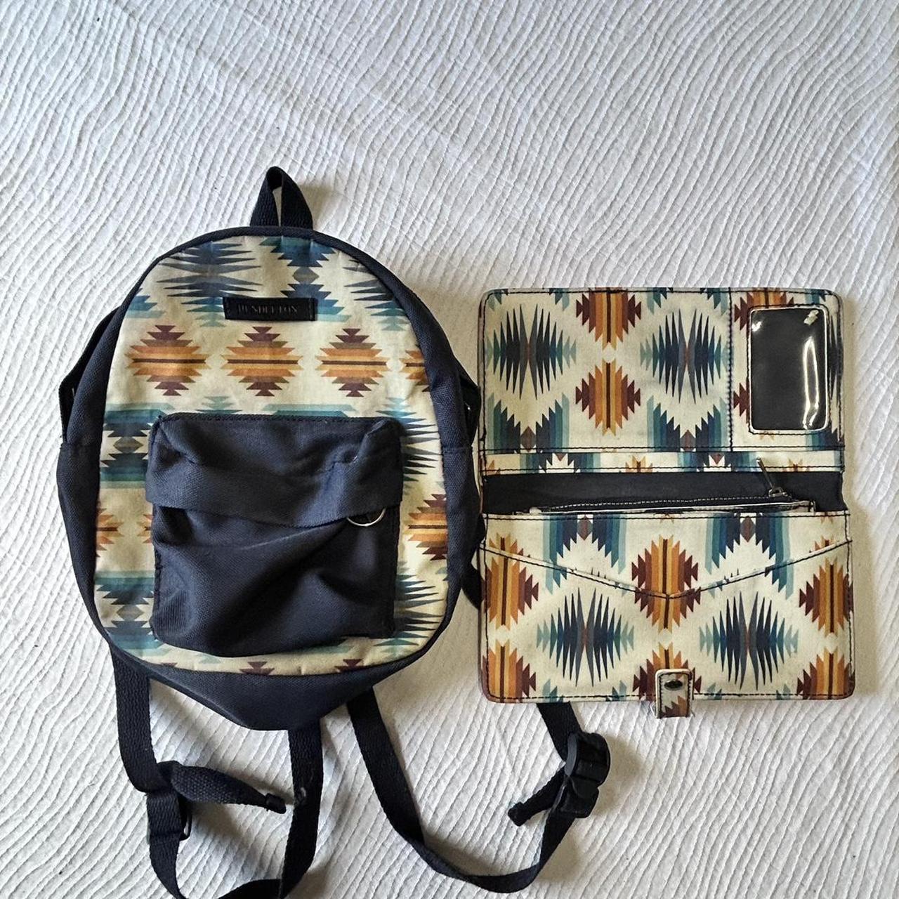 Pendleton mini backpack with matching... - Depop
