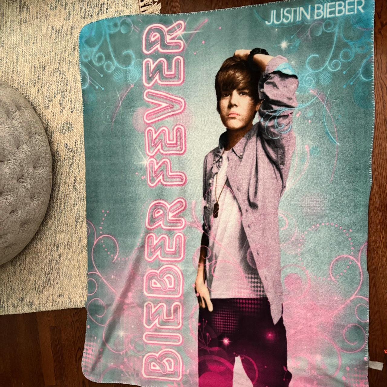 Justin Bieber bieber fever blanket L - 61in W -... - Depop