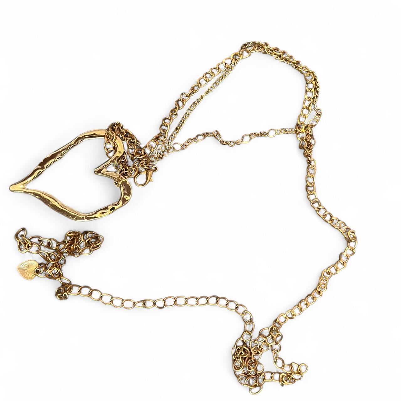 gyaru gold chain belt with a heart detail #gyaru... | Depop