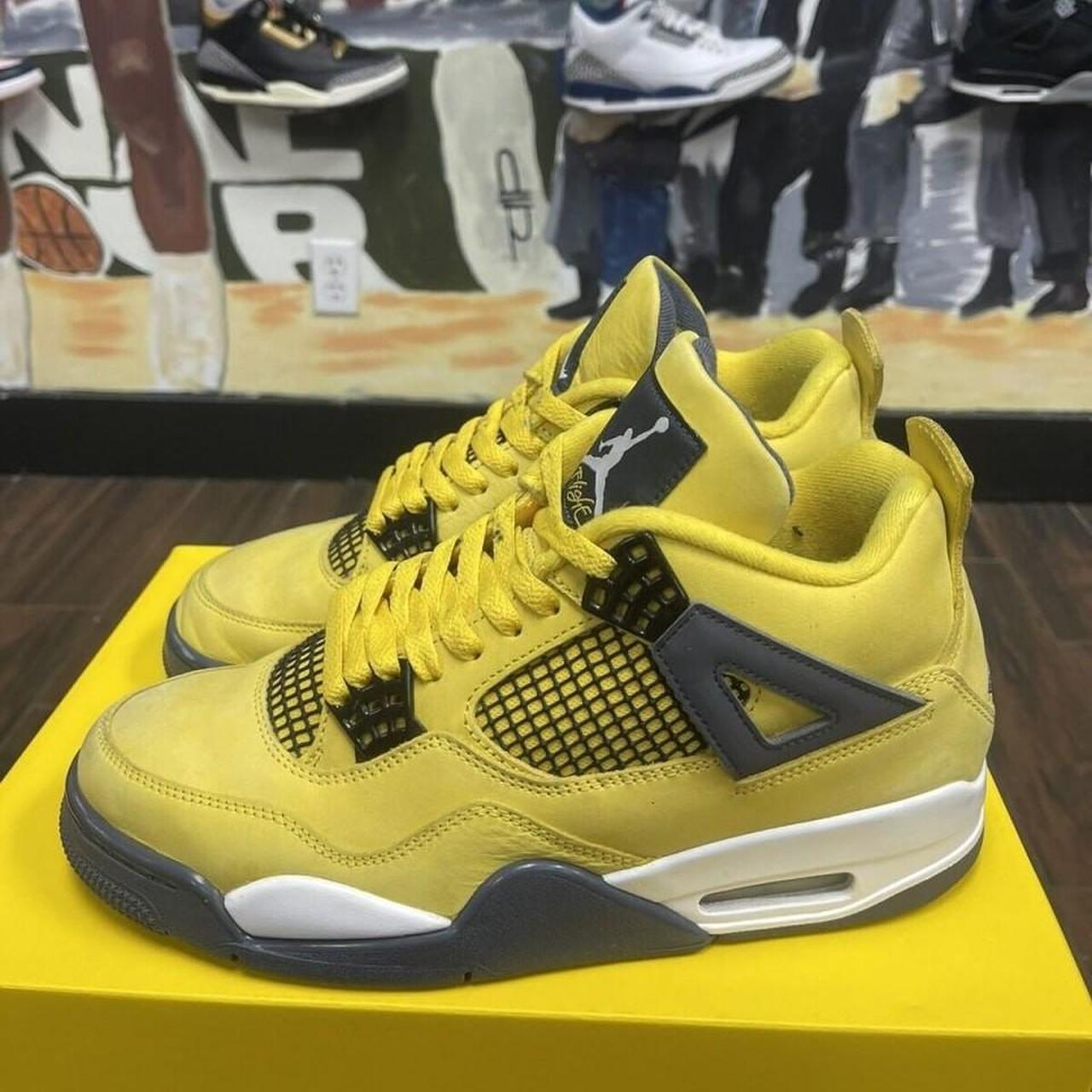 Air Jordan 4 Lightning Yellow We are shipping now... - Depop