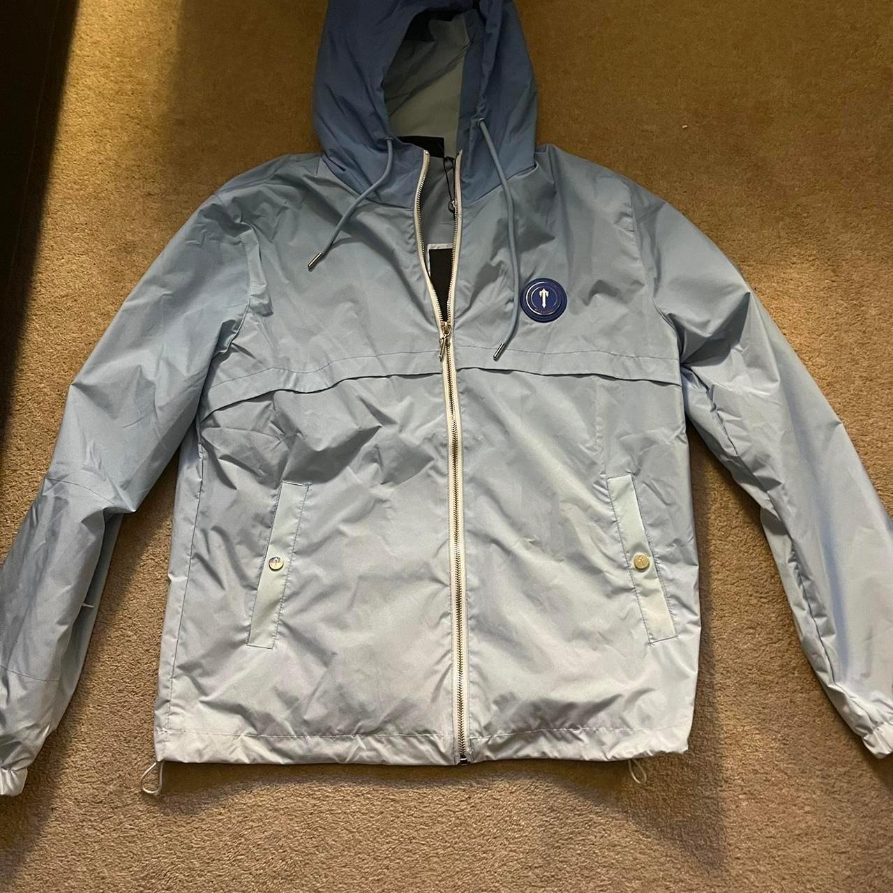 Trapstar Men's Blue Jacket Light blue irongate... - Depop