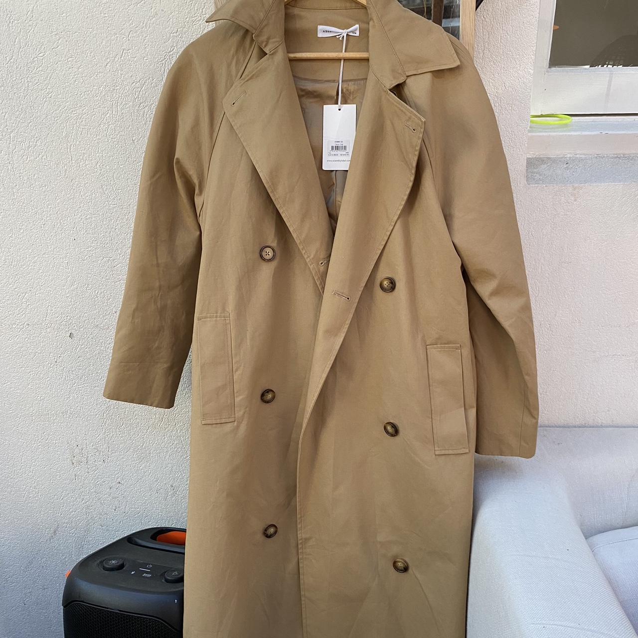 Assembly label trench S/M Never worn as too big for... - Depop