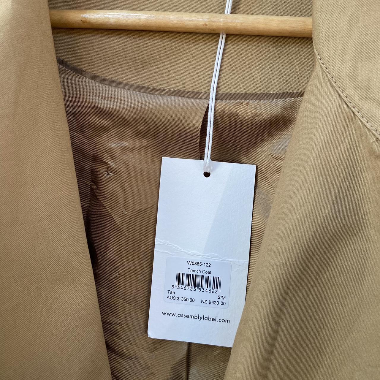 Assembly label trench S/M Never worn as too big for... - Depop