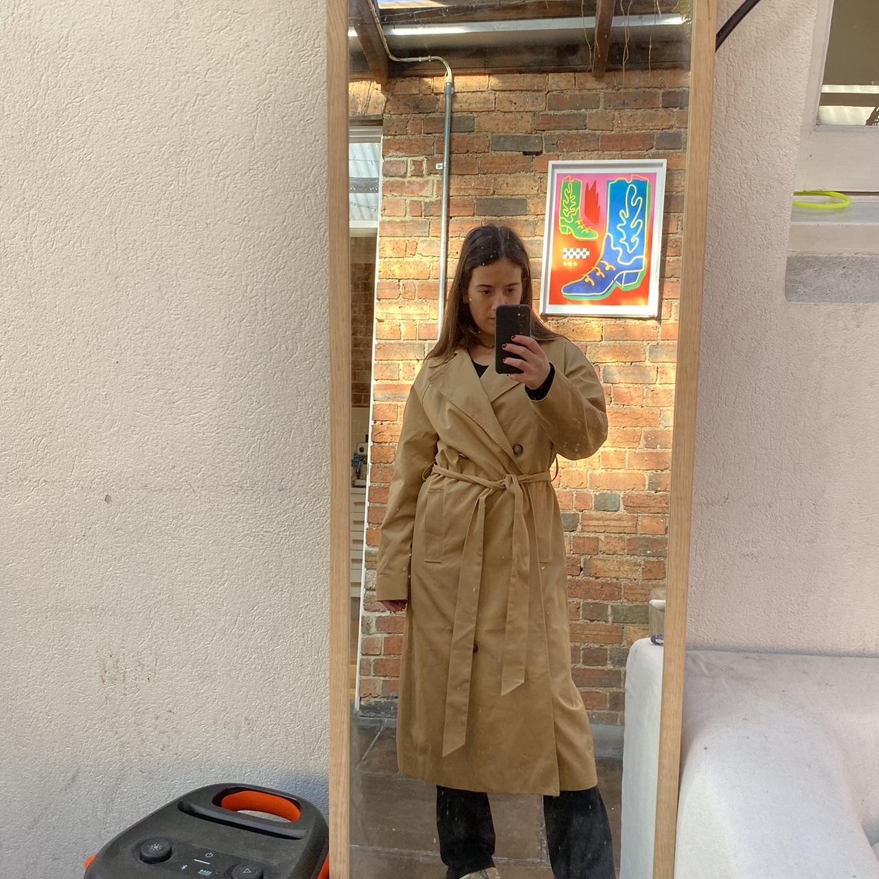 Assembly label trench S/M Never worn as too big for... - Depop