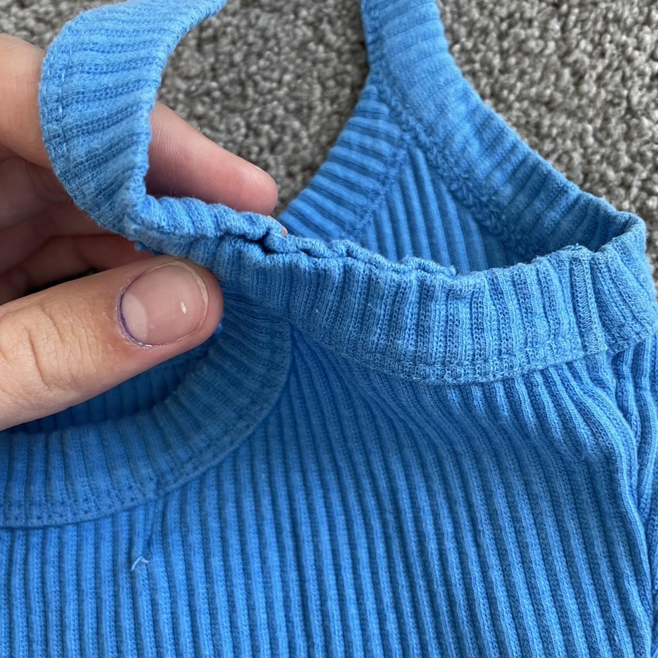 Blue Supré riri tank top has been hemmed can do a... | Depop