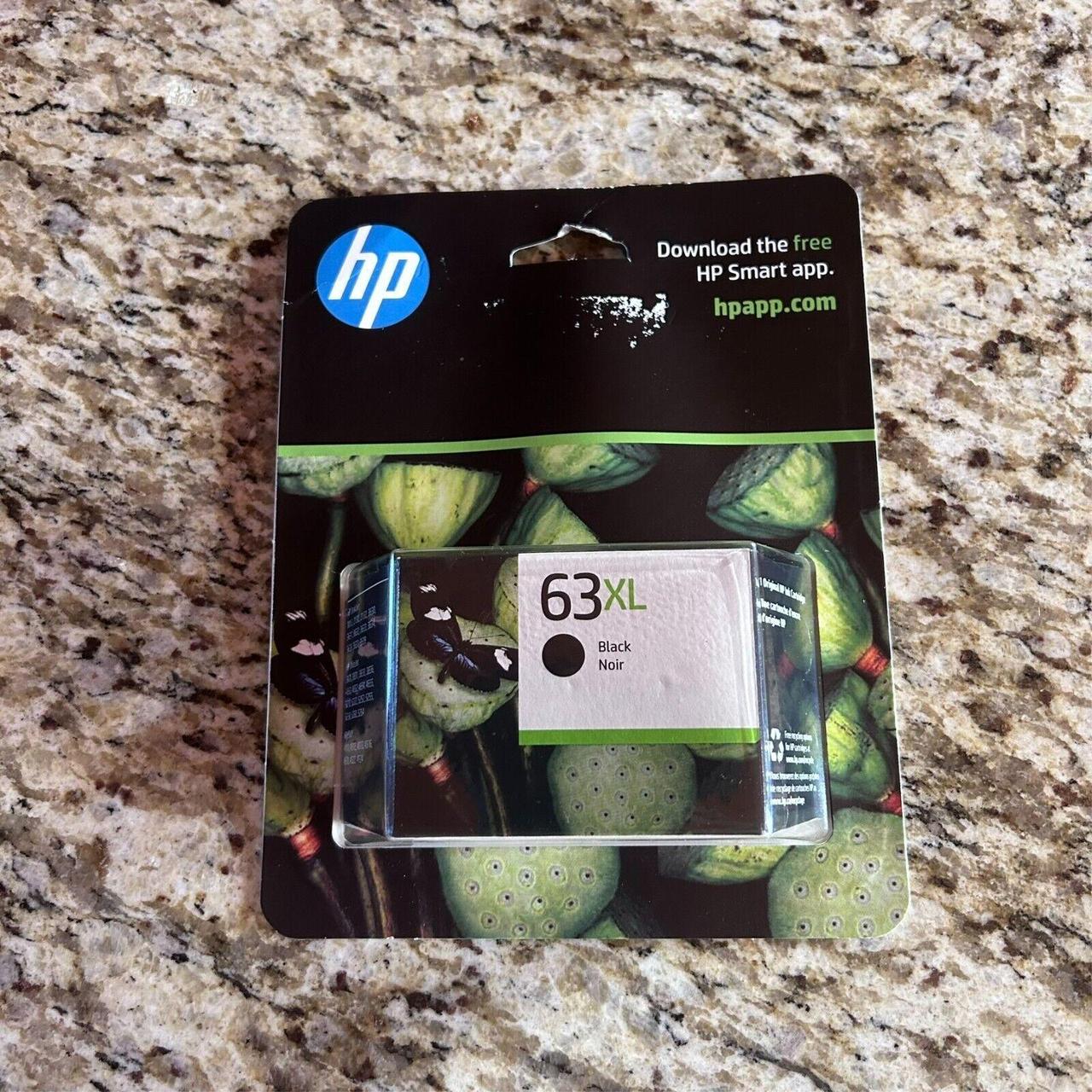 NEW Genuine HP 63XL Black Ink Cartridge Original... | Depop