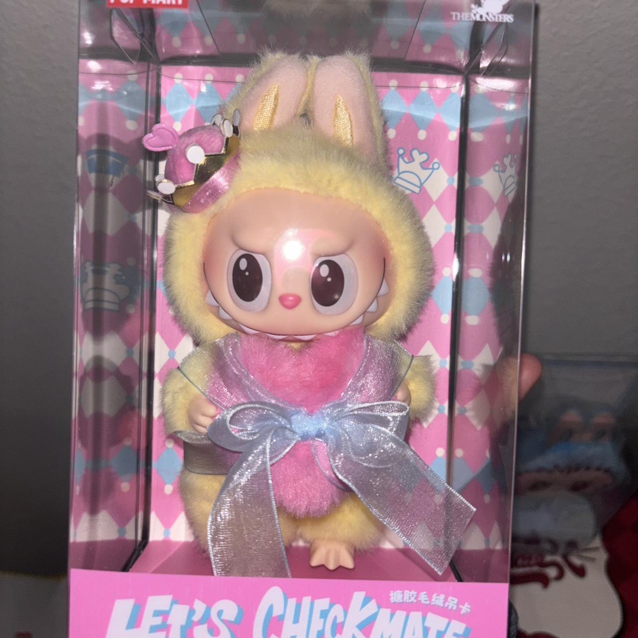 LABUBU “Queen” Let’s Checkmate Series 💛💗🩵💛💗 -soft... | Depop