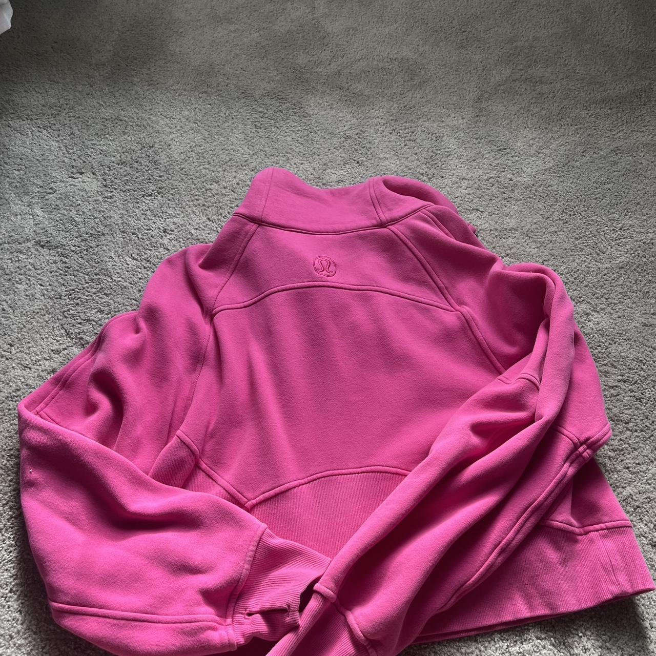 sonic pink lululemon scuba- size xs/s- only worn a... | Depop