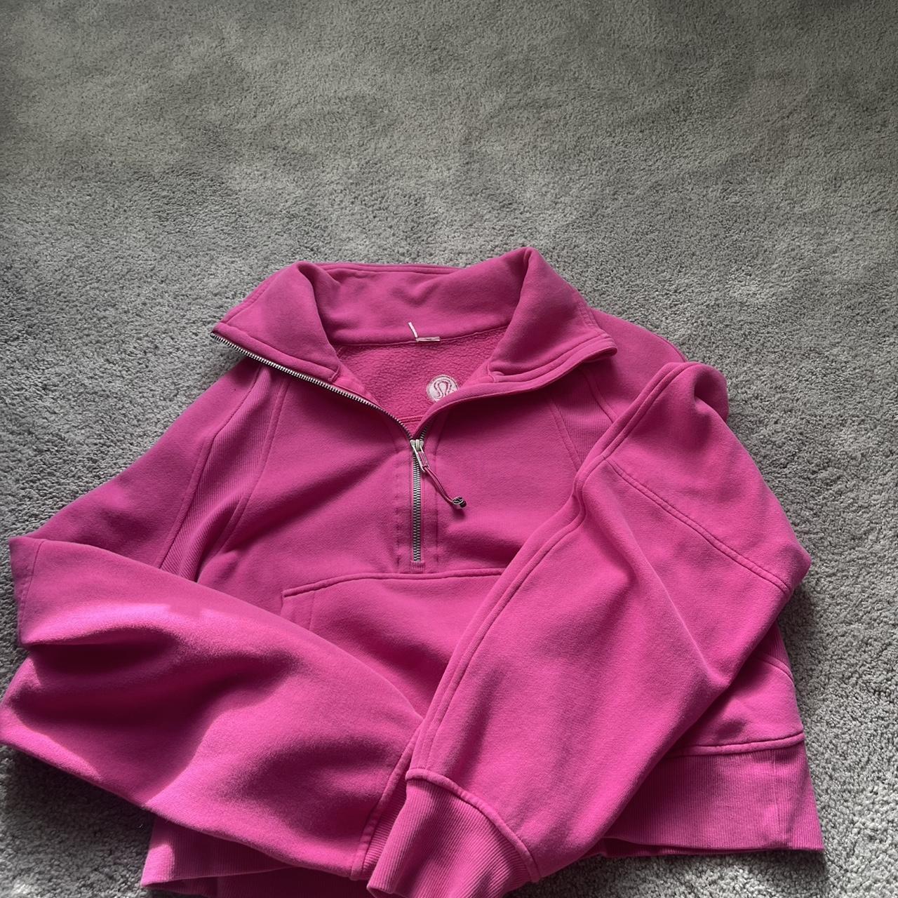sonic pink lululemon scuba- size xs/s- only worn a... | Depop