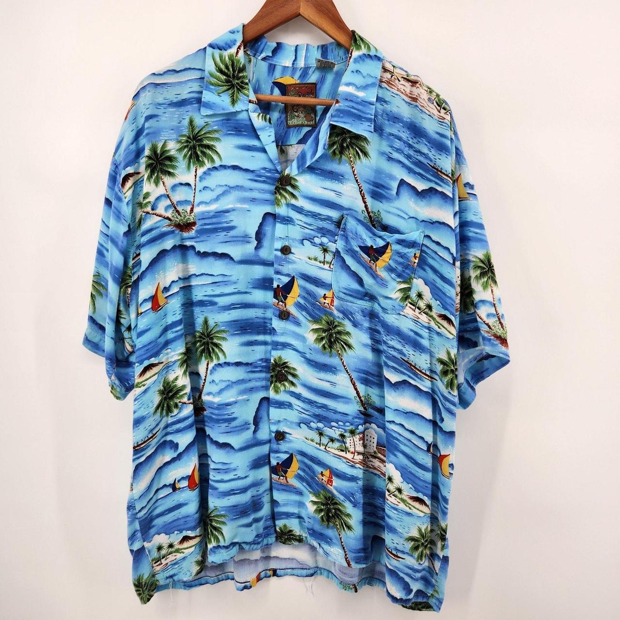 Get ready to turn heads with this vibrant vintage... | Depop