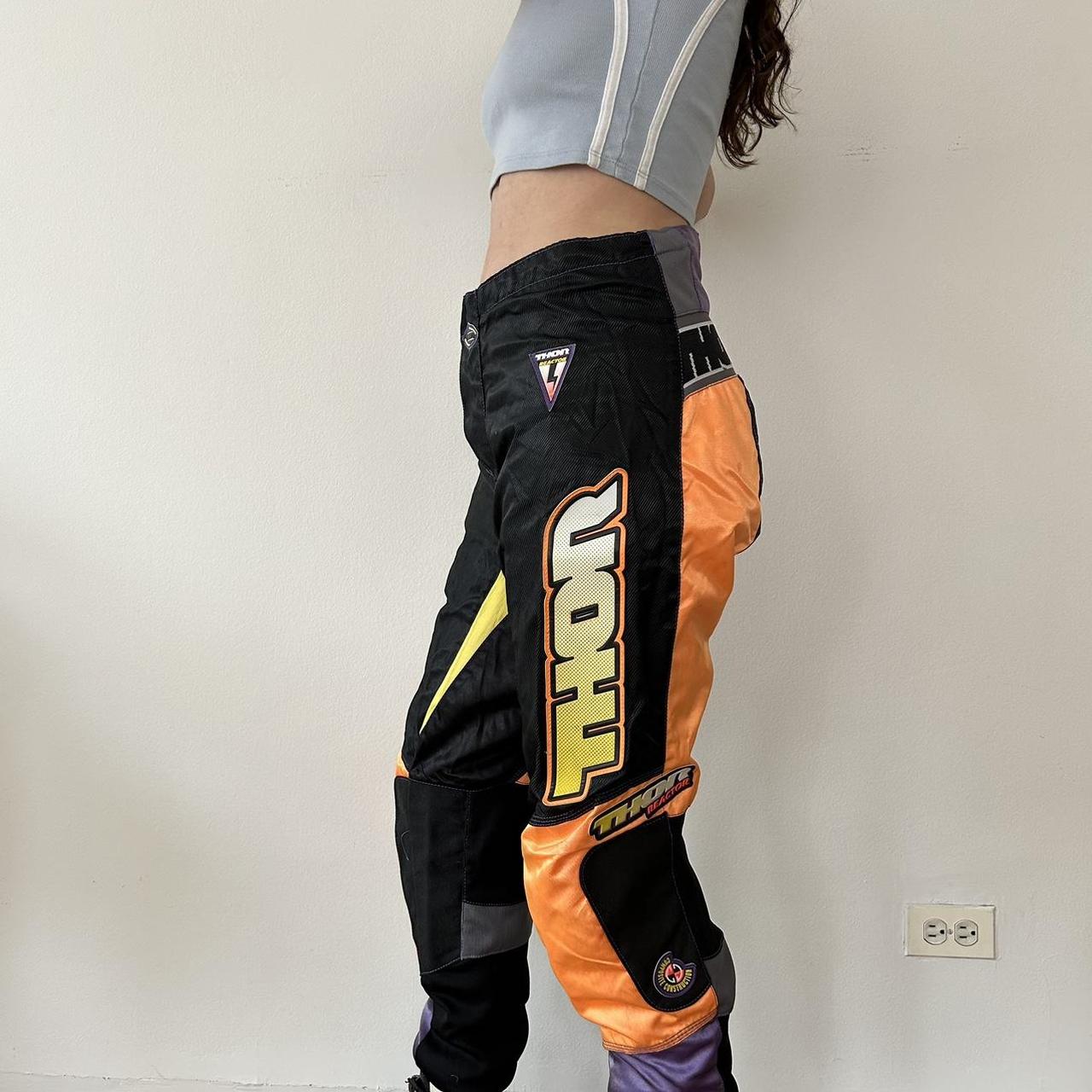Y2K THOR MOTOCROSS PANTS 2000s Racing Style... - Depop