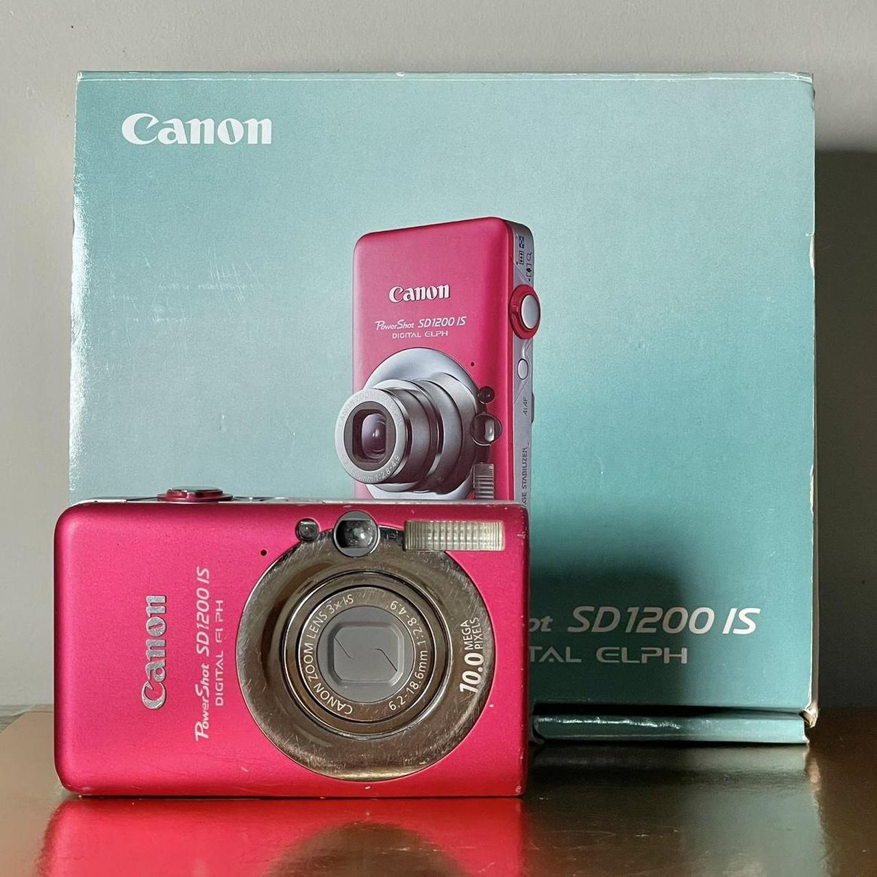 Canon PowerShot SD1200 - Pink Digital Camera Box... - Depop