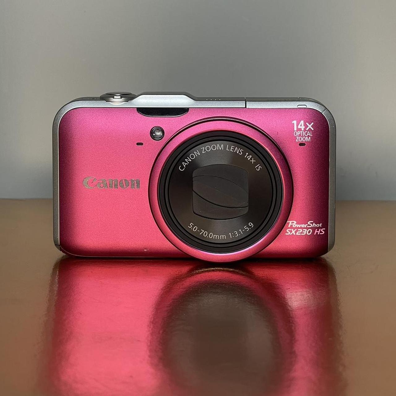 Canon PowerShot SX230 IS - Pink Digital... - Depop